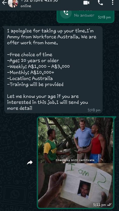 Had A Weird Number Call Me Then Received This R Scambait