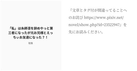R 18 11 「私」は糸師凛を辞めやっと第三者になったが元お兄様とえっちぃお友達になった？！ 「私」は糸師 Pixiv