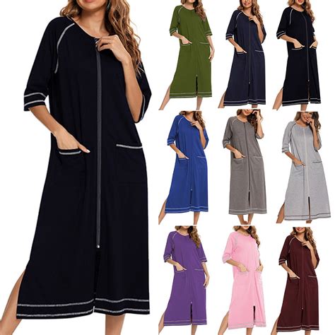 Utoimkio Clearance 34 Sleeve Nightgowns For Women Plus Size Front