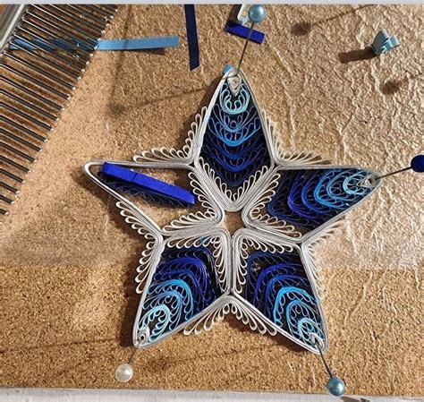 Diy Quilling Star Ornament