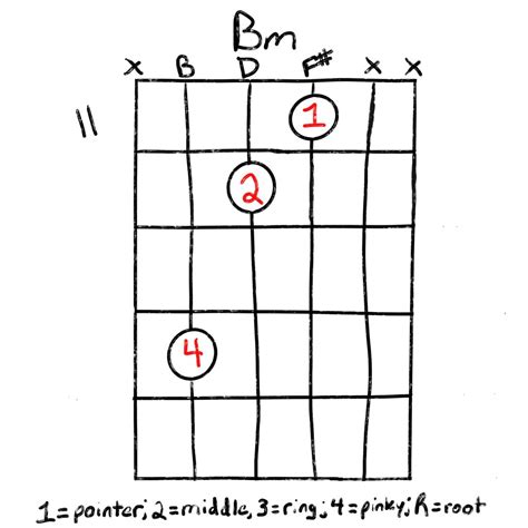 Bm Chord Guitar Finger Position
