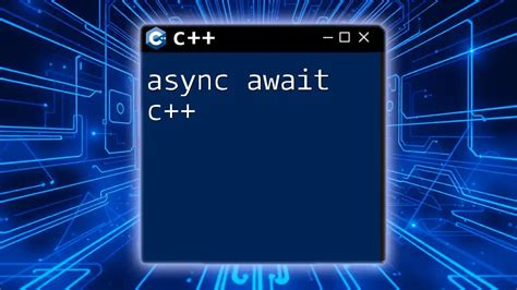 Mastering Async Await In C A Quick Guide