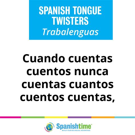 Spanish Tongue Twisters For Beginners Hot Sex Picture