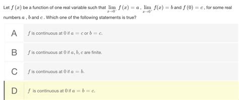 Solved Let F X Be A Function Of One Real Variable Such