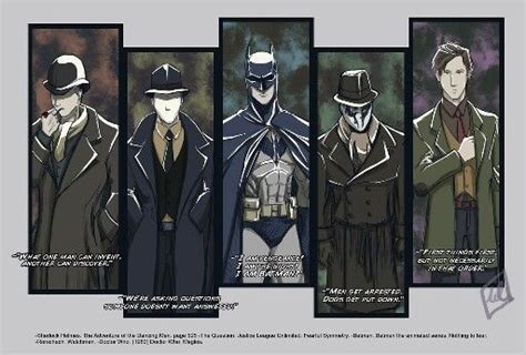 Sherlock The Question Batman Rorschach And Dr Who Detective