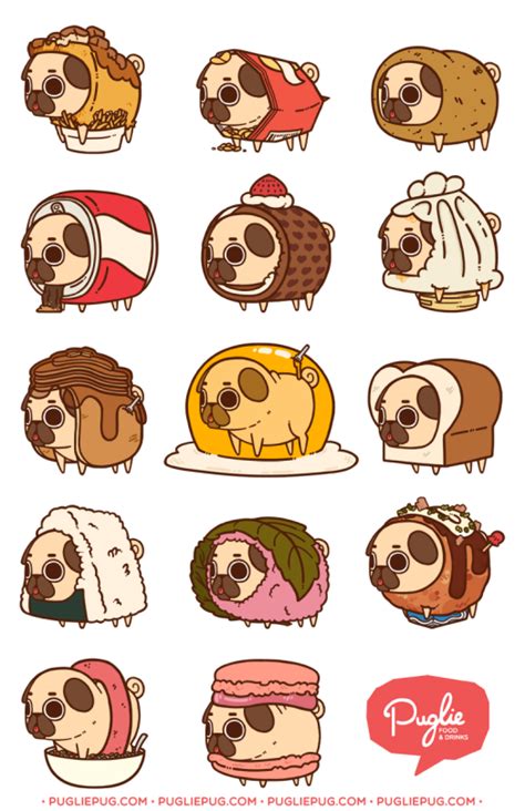 Puggle 3 Aww Post Cute Doodles Cute Pugs Cute Animal Drawings