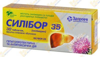 СИЛИБОР таблетки, капсулы — инструкция и цена в аптеках Украины ...