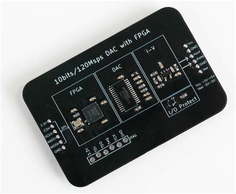 带fpga的高速dac模块，用于电赛和测量中的任意信号产生