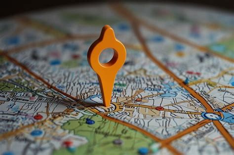 map pointer marker pin with a person user icon premium ai generated image