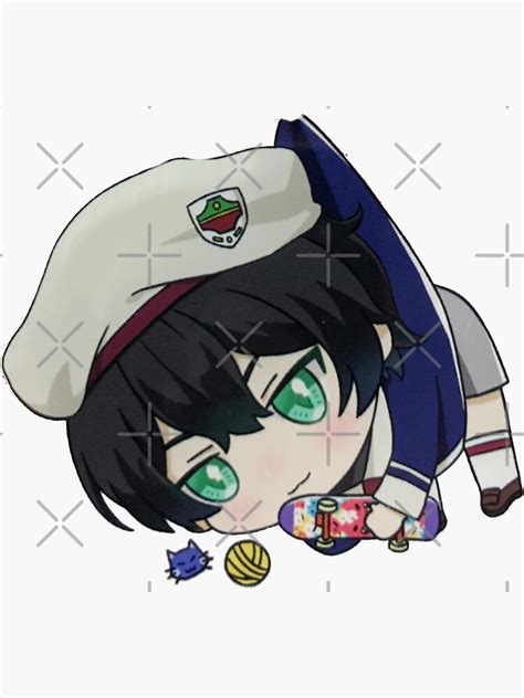 Copy Of Miya Hanging Chibi Sk8 The Infinity Sticker By Anime Express Redbubble