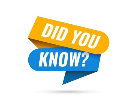 Premium Vector Did You Know Icon In Flat Style Banner Interesting