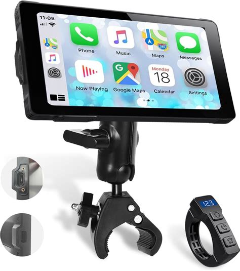 Jp 【日本の屋外使用対応dfs搭載】バイク スマートモニター Carplay Android Auto対応 バイク用