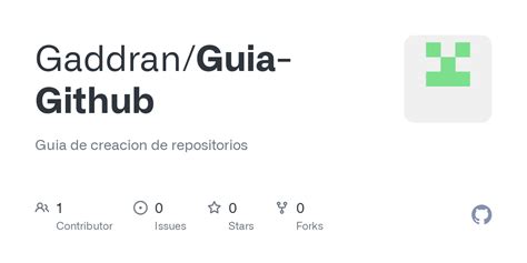 GitHub Gaddran Guia Github Guia De Creacion De Repositorios