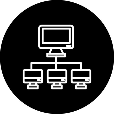 Computer Networking Vector Icon Vector Art At Vecteezy