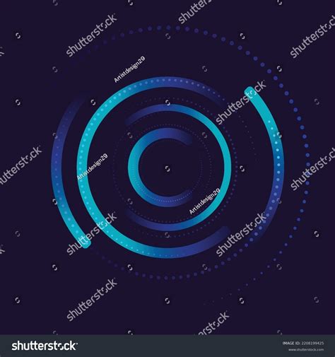 Creative Connection Icon Logo Design Circular Stock Vector Royalty Free 2208199425 Shutterstock
