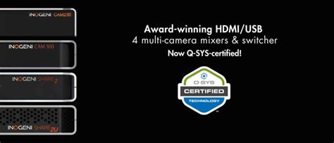Q Sys Designer Software Now Features 4 Inogenis Mixersswitchers