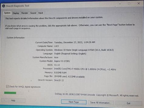 Acer Aspire V Pg Core I Th Gen Gb Ddr Tb Hdd Ghz Computers Tech