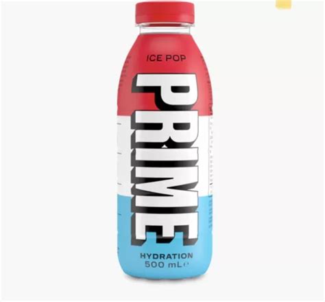 Prime Hydration Energy Drink 500ml By Logan Paul And Ksi Ice Pop £2 45