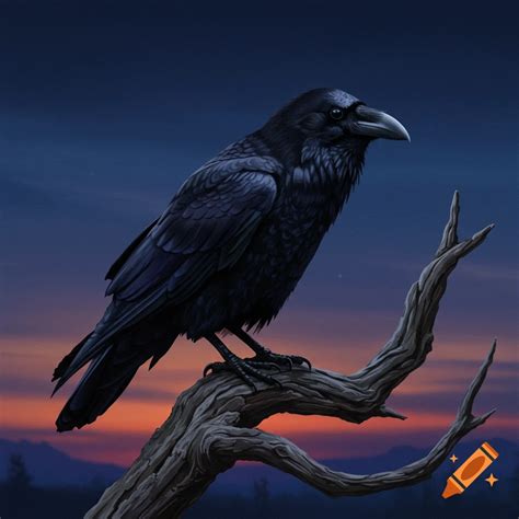 Raven On Craiyon
