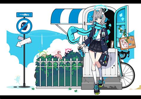 Shiroko Hoshino Hifumi Nonomi Serika And More Blue Archive Drawn By Ideolo Danbooru