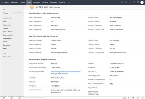 Integrating GA Connector With Zoho CRM