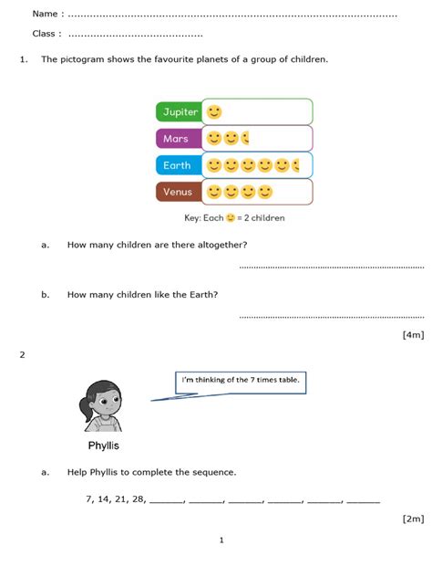 Statistical Data Year 4 Pdf