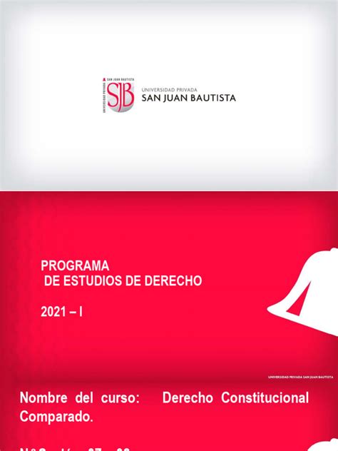 Derecho Constitucional Comparado Semana 4 Pdf America Latina