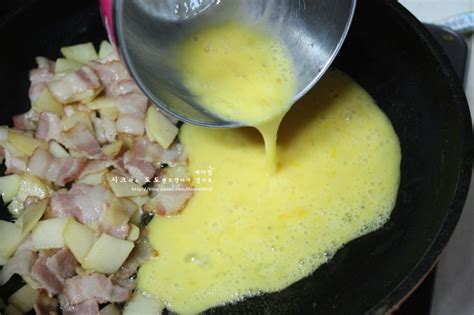 베이컨 감자 볶음