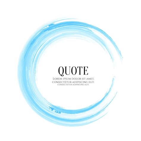 Free Vector Modern Blue Color Circular Grunge Frame Design