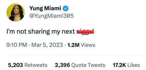 Yung Miami Wants Monogamy In Her Love Life Im Not Sharing My Next Ngg Thejasminebrand