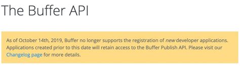 What Happened To The Buffer Api