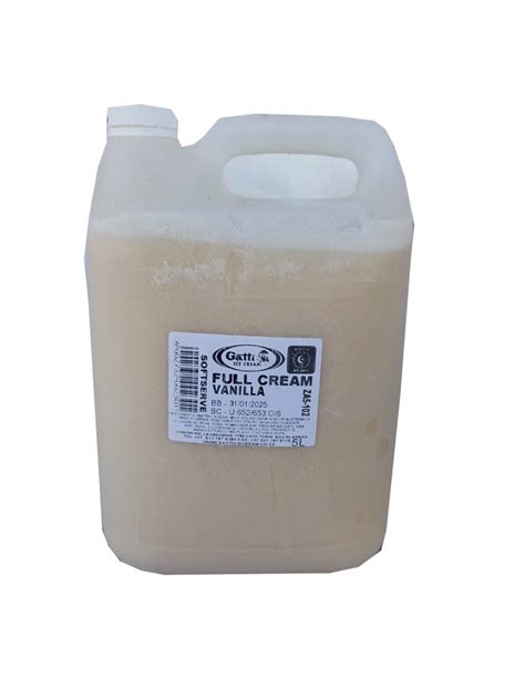 Full Cream Vanilla 5 Litre Ice Cream Bay