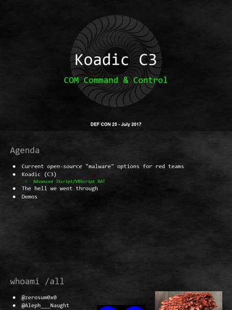 Alephnaught Koadic C3 Pdf Windows Registry Component Object Model