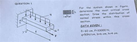 Solved Question 1for The System Shown In Figure Determine