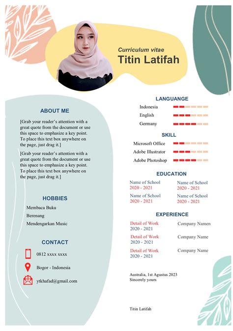 5 Five Editable Curriculum Vitae In Ms Word Editablecv Editablemsword Curriculumvitae Cv Etsy