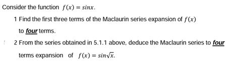Answered Consider The Function Fx Sinx 1 Bartleby