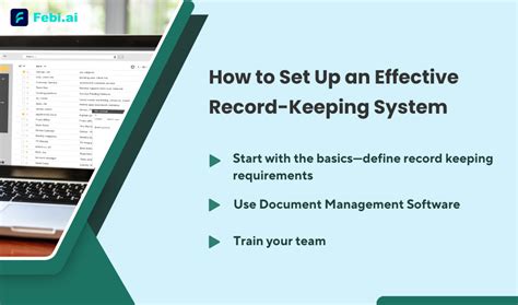 The Importance Of Accurate Record Keeping Febiai