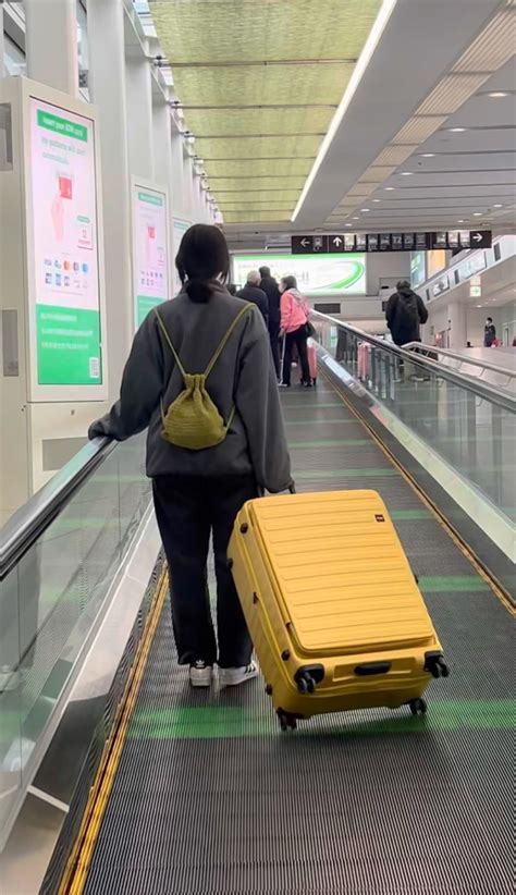 인천공항 로젤쿠보 캐리어30형 면세 구매 후기 진에어 게이트백 네이버 블로그