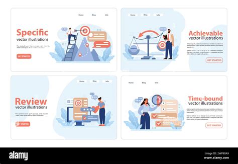 Smart Goals Set Precise Objective Visualization Measurable Targets Attainable Strategies