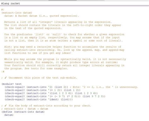 Solved Lang Racket Chegg
