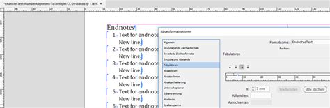 Right Align Endnote Numbers Adobe Support Community 10068293