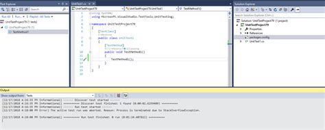 One Test Case Throw A StackOverFlowException But All Cases Are Passed Issue Microsoft