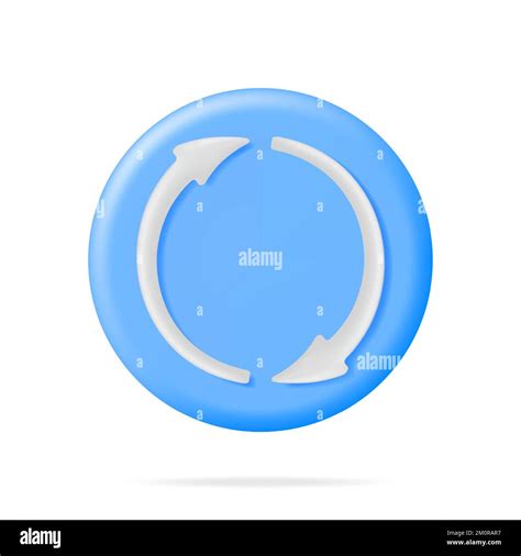 3d Synchronization Icon Isolated Stock Vector Image And Art Alamy