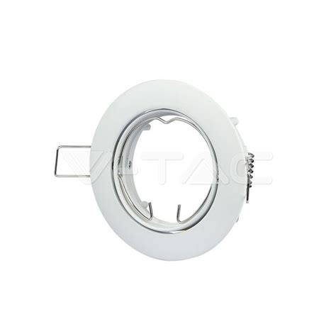 Aro Empotrar Zamak Basculante Para Dicroicas Blanco