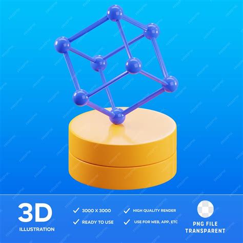 premium psd psd data structure 3d illustration