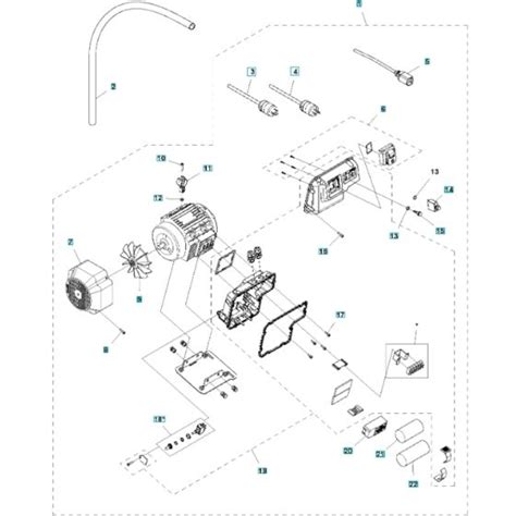 Motor Assembly For Husqvarna Ms 360 Masonry Saw Lands