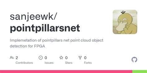 GitHub Sanjeewk Pointpillarsnet Implemetation Of Pointpillars Net