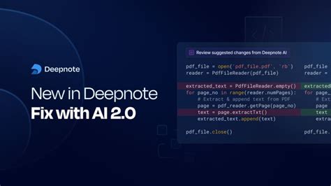 Deepnote On Linkedin Side By Side Diff View Is Here For All Of Your Ai