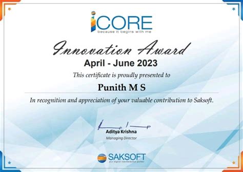 Punith S Ram Gowda On Linkedin Teamwork Icoreaward Gratitude Dreamorbit Saksoft Latepost