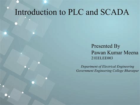 Plc And Scada Engineering Wide Area Network Topic Ppt